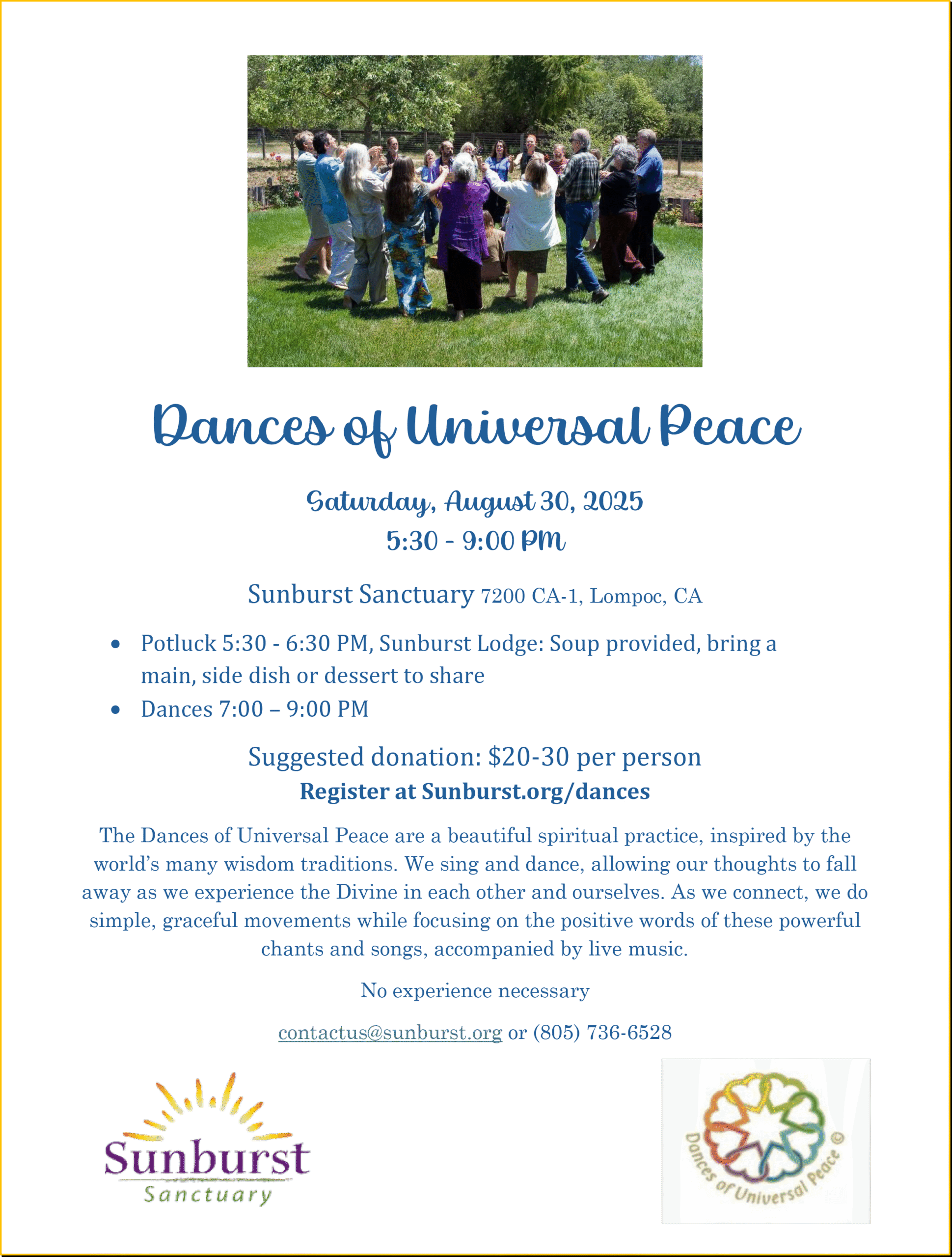 Dances of Universal Peace | Sunburst